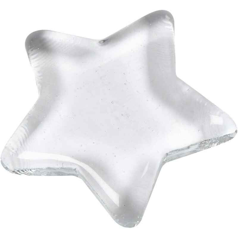 Stern aus Glas zum Dekorieren/ Weihnachtsdekoration, 0,90